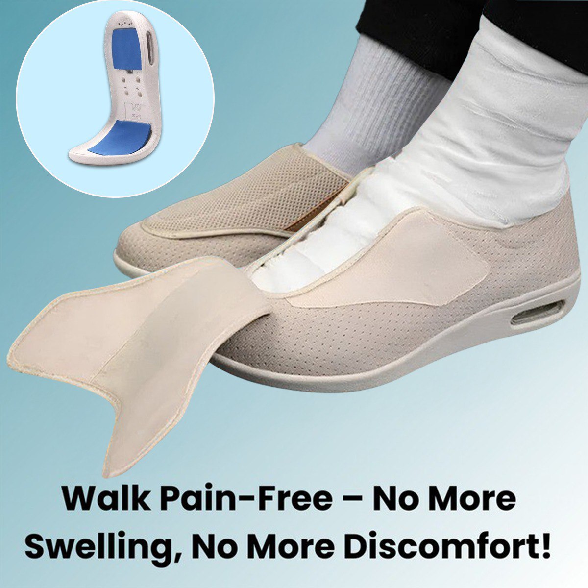 COMFY FEET – Orthopedic Wide Feet Swollen Adjusting Comfortable ...